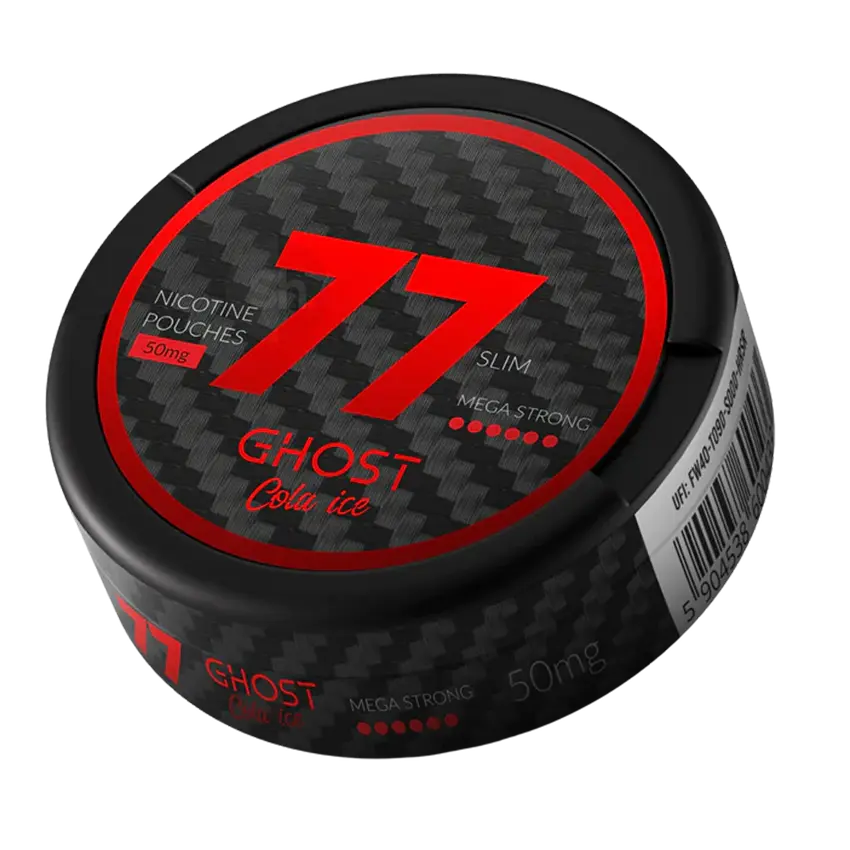 77 Ghost Cola ICE Mega Strong – Snushandel.se